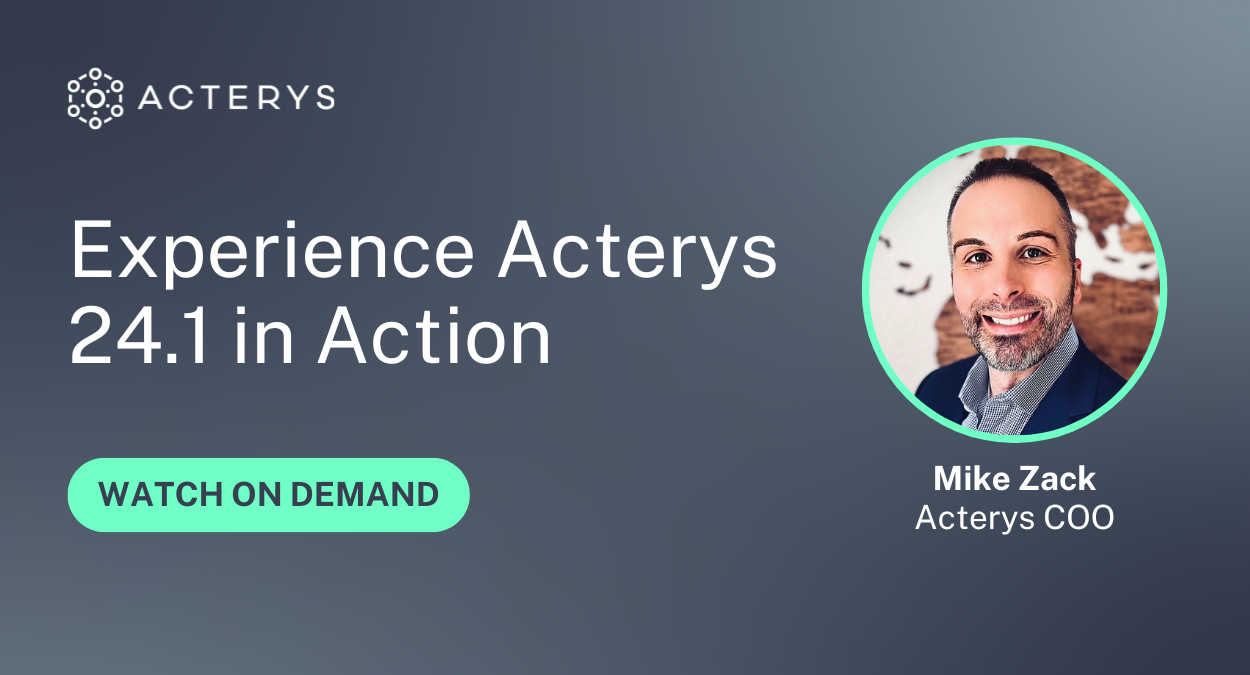 Experience Acterys 24.1 in Action